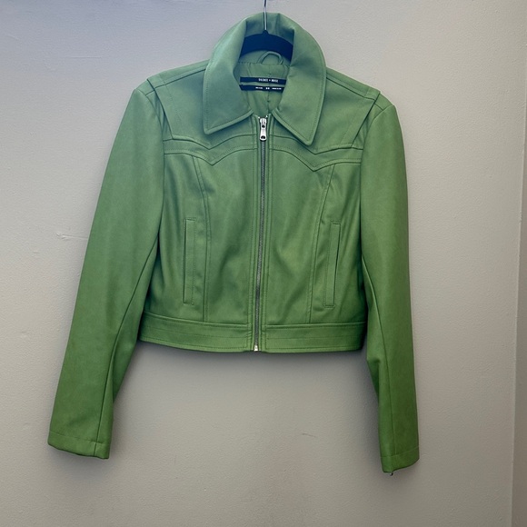 silence + noise | Jackets & Coats | Silence Noise Mariah Faux Leather ...